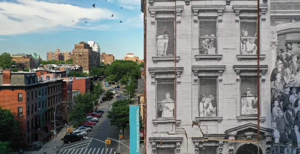 “The Chronicles of New York City” by JR, unveiled in Downtown Brooklyn ...