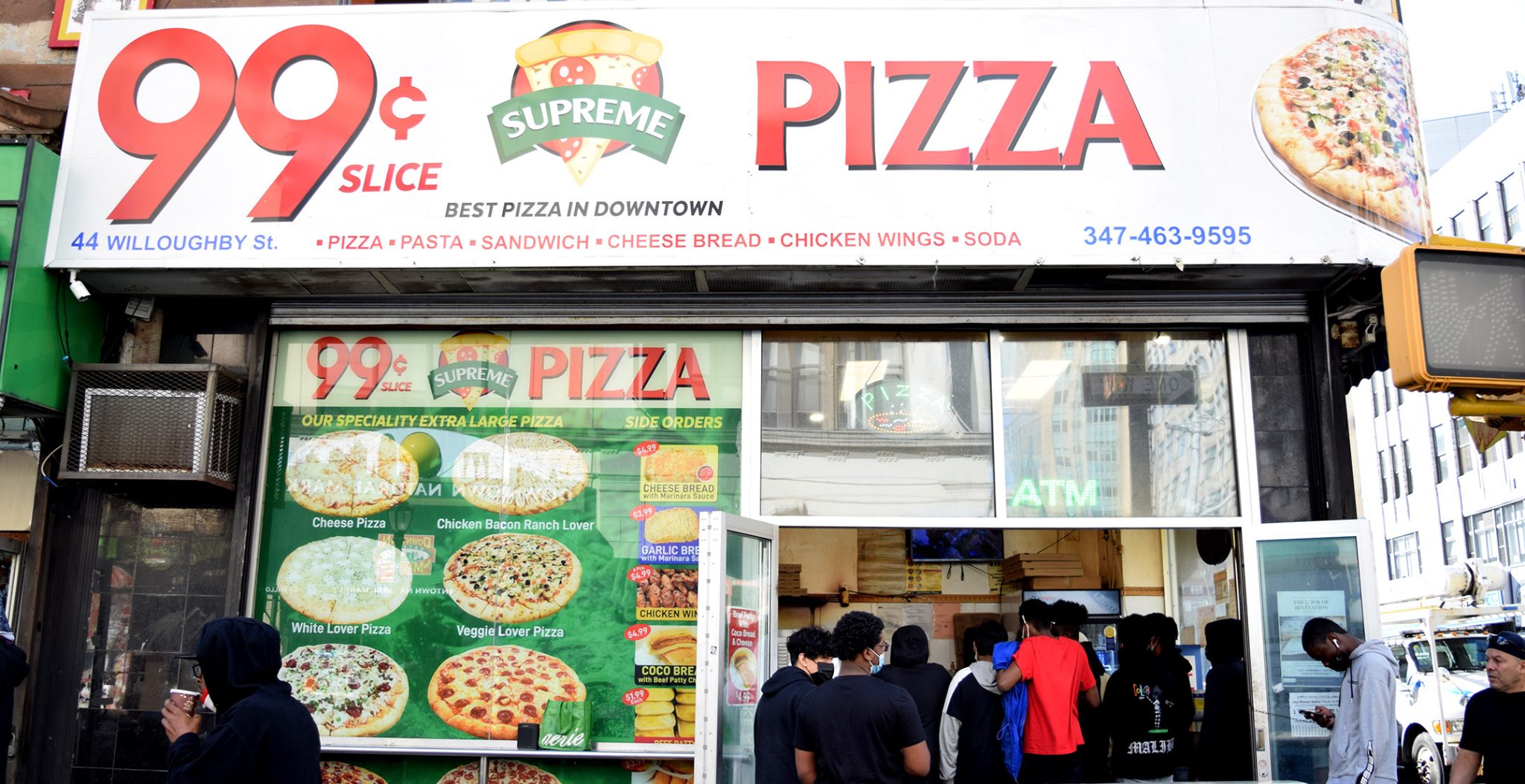 99 Cent Supreme Pizza - Downtown Brooklyn